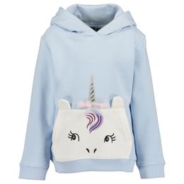 Hoodie Blue Seven "Blue Seven Hoodie", M&auml;dchen, Gr. 98, 5010, hl blau, 100% Baumwolle, normal normal, Rundhals, gerader Abschluss, Sweatshirts Hoodie