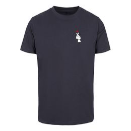 T-Shirt MisterTee "MisterTee Herren Love Sign Tee 2.0", Jungen, Gr. XS, navy, 100% Baumwolle, unifarben, normal, Rundhals, Shirts T-Shirt