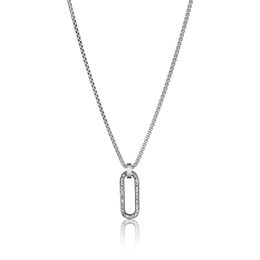 Collier MARC LAUDER "MNA01SS", silber, Halsketten, Damen, 39-44cm, Edelstahl, L: 39 44, Collier