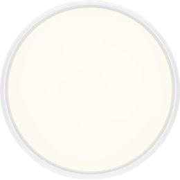 LED Deckenleuchte "NINA", wei&szlig;, 1, &Oslash; 50cm H: 9cm, 1 Stk., HELL H&Ouml;LLISCH GUTES LICHT, Leuchten, dimmbar &uuml;ber Wanddimmer, LED Deckenleuchte