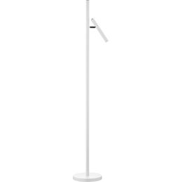LED Stehlampe "STREAK-B", wei&szlig;, 1, &Oslash; 22cm H: 134cm, 1 Stk., HELL H&Ouml;LLISCH GUTES LICHT, Leuchten, Tastdimmer, LED Stehlampe