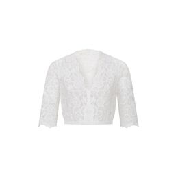 N&uuml;bler Dirndlbluse N&Uuml;BLER "Dirndlbluse kurzarm Gea", Damen, Gr. 30, wei&szlig;, Obermaterial: 92% Nylon NY. 8% Elasthan EL., Blusen Dirndlbluse