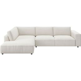Ecksofa Musterring "MR LUCIA, Luxuri&ouml;se Wohlf&uuml;hlgarnitur von Musterring", wei&szlig; (snow), B:330cm H:81cm T:224cm, 88% Polyester, 12% Polyacryl, Sofas, Ecksofa, Erstklassige Kammerkissen, komfortable Umbauecke & zeitloser Look