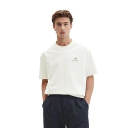 Marc O'Polo T-Shirt MARC O'POLO, Jungen, Gr. L, silky wei&szlig;, Jersey, Obermaterial: 100% Baumwolle, loose fit, Rundhals, Shirts T-Shirt, loose fit mit R&uuml;ckenprint