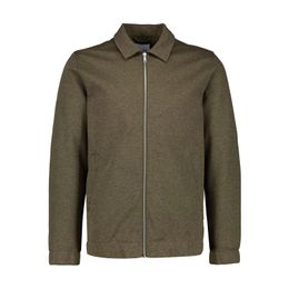 Outdoorhemd LINDBERGH "Hemdjacke Relaxed Fit", Herren, Gr. L, Normalgr&ouml;&szlig;en, gr&uuml;n (dk stone mix), Obermaterial: 75% Polyester, 22% Viskose, 3% Elasthan. Futter: 95% Polyester, 5% Elasthan, Hemden