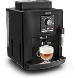 Krups Kaffeevollautomat "Serenity", schwarz, B:29,7cm H:47,3cm T:39,1cm, Kaffeevollautomaten, 4 Getr&auml;nke, Dampfd&uuml;se, automatische Reinigung, Doppeltassen-Funktion, Kaffeevollautomat