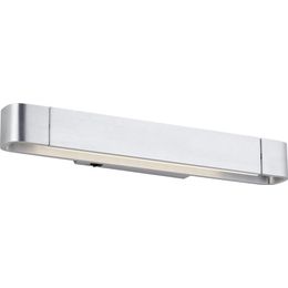 LED Wandleuchte "BOX", aluminiumfarben eloxiert, 1, H: 9cm, 1 Stk., HELL H&Ouml;LLISCH GUTES LICHT, Leuchten, Ein/Aus-Schalter, LED Wandleuchte