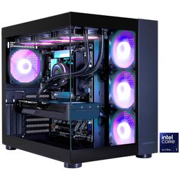Cougar Gaming-PC "FV150 BK Core Ultra 7 270K Plus 32GB DDR5 1TB SSD", schwarz, Microsoft Windows 11 Home (64 Bit), 32 GB RAM 1.000 GB SSD, Desktop-PCs, Windows 11, DDR5 RAM