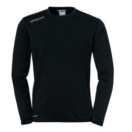Langarmshirt Uhlsport "Langarmshirt ESSENTIAL TRAINING TOP Kids", M&auml;dchen, Gr. 140, schwarz (schwarz, wei&szlig;), Obermaterial: 100% Polyester PES., Shirts Langarmshirt