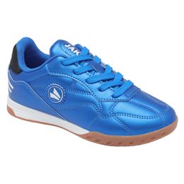 Indoorschuh Jako "J-SI SIGNATURE", M&auml;dchen, Gr. 29, luminousblau, wei&szlig;, Synthetik, Schuhe, Hallenschuhe, nicht abf&auml;rbende Sohle