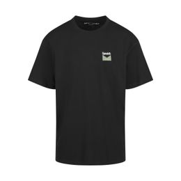T-Shirt "Upscale by Mister Tee Live Bold Oversize Tee", Jungen, Gr. L, schwarz, 100% Baumwolle, UPSCALE BY MISTER TEE, bedruckt, oversize, Rundhals, Shirts T-Shirt