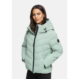 Winterjacke Marikoo "Samuiaa XVI", Damen, Gr. L, smokey mint, Obermaterial: 100% Polyester. Futter: 100% Polyester. Wattierung: 100% Polyester. &Auml;rmelfutter: 100% Polyester, Jacken Winterjacke, mit Kapuze