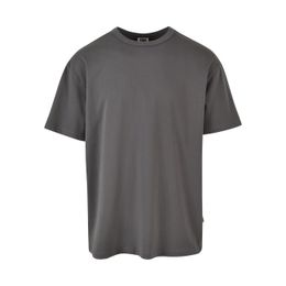 T-Shirt Urban Classics "Urban Classics Herren Organic Basic Tee", Jungen, Gr. L, schwarzshadow, 100% Baumwolle, unifarben, normal, Rundhals, Shirts T-Shirt