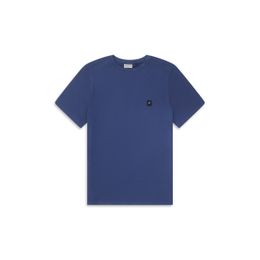 T-Shirt 883POLICE "883 Police DOVER T-SHIRTS", Jungen, Gr. M, air blau, 95% Baumwolle, 5% Elasthan, bedruckt, normal, Rundhals, Shirts T-Shirt