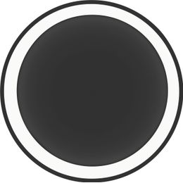 LED Deckenleuchte "AARON", schwarz-wei&szlig; (schwarz), 1, &Oslash; 48cm H: 6,5cm, 1 Stk., HELL H&Ouml;LLISCH GUTES LICHT, Leuchten, B-Link Fernbedienung, CCT, LED Deckenleuchte