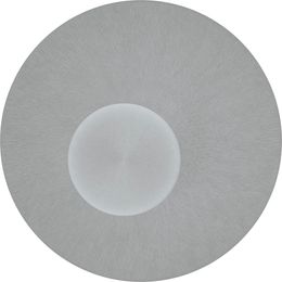 LED Deckenleuchte "STELLA", aluminiumfarben eloxiert, 1, &Oslash; 45cm H: 4cm, 1 Stk., HELL H&Ouml;LLISCH GUTES LICHT, Leuchten, B-Link Fernbedienung, CCT, LED Deckenleuchte