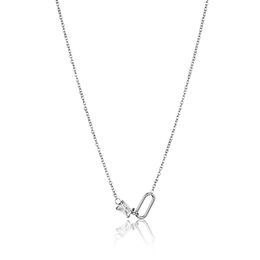 Collier MARC LAUDER "MNA04SS", silber, Halsketten, Damen, 41-47cm, Edelstahl, L: 41 47, Collier