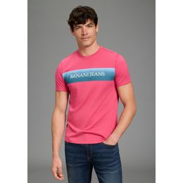 T-Shirt Bruno Banani, Jungen, Gr. L (52/54), rot, Single Jersey, Obermaterial: 100% Baumwolle, bedruckt, Rundhals, Shirts T-Shirt, Halbarmshirt, mit Rundhalsausschnitt, bedruckt, aus Single Jersey