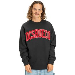 Sweatshirt DC Shoes "Varsity", Herren, Gr. S, schwarz, Obermaterial: 80% Baumwolle, 20% Polyester., Sweatshirts Sweatshirt
