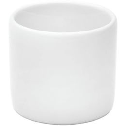 Eierbecher Van Well "Gourmet", wei&szlig;, B:4,7cm H:4,5cm &Oslash;:4,7cm, Porzellan, Eierbecher, sp&uuml;lmaschinenfest und mikrowellengeeignet, Porzellan