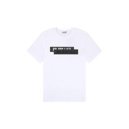 T-Shirt 883POLICE "883 Police ADRIAN T-SHIRT", Jungen, Gr. XXL, wei&szlig;, 100% Baumwolle, unifarben, slim fit, Rundhals, Shirts T-Shirt