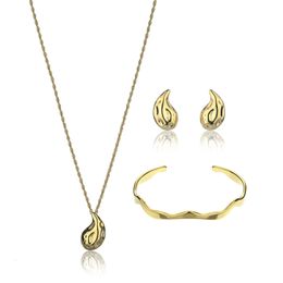Schmuckset AMELIA PARKER "AS024G", gold, Schmuck_Sets, Damen, 45+6cm, Edelstahl, Schmuckset, 45+6 cm