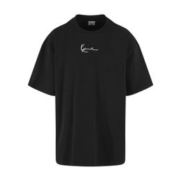 T-Shirt Karl Kani "Karl Kani Herren KK Small Signature Tee black Plus Size", Jungen, Gr. 3XL, schwarz, 100% Baumwolle, oversize, Rundhals, Shirts T-Shirt
