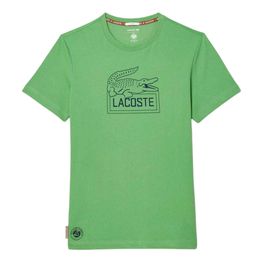 Lacoste - "Roland Garros Edition" T-Shirt f&uuml;r Herren/Damen Unisex, Regul&auml;r (Gr&uuml;n)