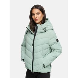 Marikoo Damen Steppjacke Samuiaa &ndash; warm, modern & mit abnehmbarer Kapuze