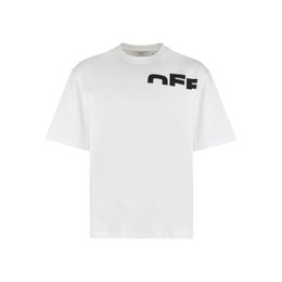 Off-White Off White - "Shred" T-Shirt f&uuml;r Herren, Skater (Wei&szlig;/Schwarz)