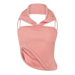 Off-White Off White - Tr&auml;gertop f&uuml;r Damen, gerippt, Schmal, &Auml;rmellos (Pfirsich)