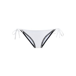 Bikini-Hose Copenhagen Studios "Cody", Damen, Gr. 34, N-Gr, schwarz-wei&szlig; (wei&szlig;), Recycling-Polyamid, unifarben, Badehosen Bikini-Hose, mit Markenbranding