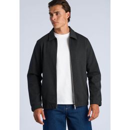 Outdoorhemd LINDBERGH "Hemdjacke Relaxed Fit", Herren, Gr. L, Normalgr&ouml;&szlig;en, schwarz (dk grau mix), Obermaterial: 75% Polyester, 22% Viskose, 3% Elasthan. Futter: 95% Polyester, 5% Elasthan, Hemden