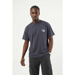 Jack & Jones Kurzarmshirt JACK & JONES "JORMAINE BACK TEE SS CREW NECK SN", Jungen, Gr. S, odyssey gray, Jersey, Obermaterial: 100% Baumwolle, bedruckt, relaxed fit normal, Rundhals, Shirts, Baumwolle, relaxed fit