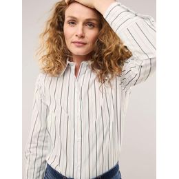 Walbusch Hemdbluse aus Baumwolle gestreift
