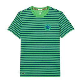 Lacoste - "Roland Garros Edition" T-Shirt f&uuml;r Herren/Damen Unisex (Blau)