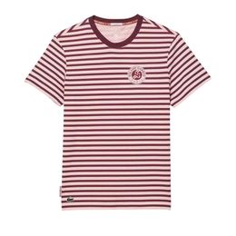 Lacoste - "Roland Garros Edition" T-Shirt f&uuml;r Herren/Damen Unisex, Tennis, Regul&auml;r (Pink)