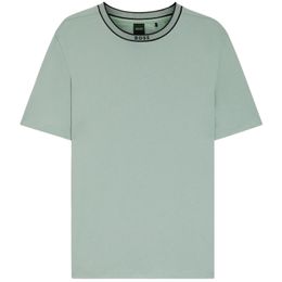 BOSS - T-Shirt f&uuml;r Herren, Rundhalsausschnitt, Regul&auml;r (Gr&uuml;n)