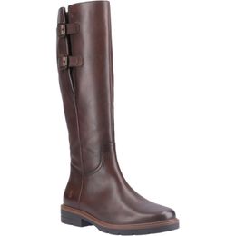 Hush Puppies Tallulah Leder Frauen Braun Stiefel