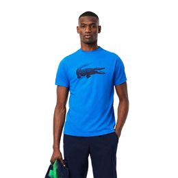 Lacoste - "Daniil Medvedev" T-Shirt f&uuml;r Herren (Blau)