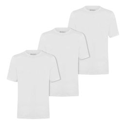 BOSS - T-Shirt f&uuml;r Herren, Regul&auml;r, kurz&auml;rmlig (3er-Pack) (Wei&szlig;)
