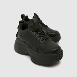 Buffalo Turbo One Damen Schwarze Sneakers