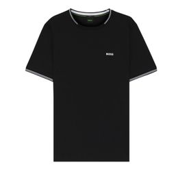 BOSS - "Hbg Taul" T-Shirt f&uuml;r Herren, Baumwolle, Regul&auml;r (Schwarz)