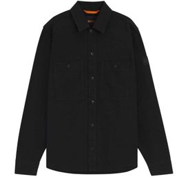 BOSS - "Locky" Hemdjacke f&uuml;r Herren, &Uuml;bergro&szlig; (Schwarz)