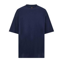 BOSS - T-Shirt f&uuml;r Herren, Batik, Regul&auml;r (Dunkelblau)