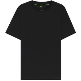 BOSS - T-Shirt f&uuml;r Herren, Rundhalsausschnitt, Regul&auml;r (Schwarz)