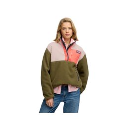Superdry Damen-Fleecejacke mit Farbblockmuster