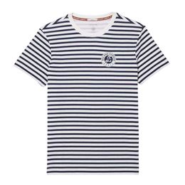 Lacoste - "Roland Garros Edition" T-Shirt f&uuml;r Herren/Damen Unisex (Wei&szlig;)