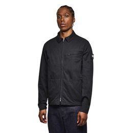Weekend Offender - Hemdjacke f&uuml;r Herren, Baumwolle (Schwarz)