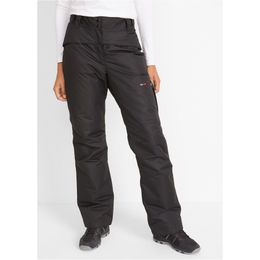 bonprix Ski Funktions-Thermohose wasserabweisend, schwarz, Gr.42, Funktions-Skihose mit F&uuml;tterung, Straight Fit, aus BIONIC-FINISH&reg; ECO